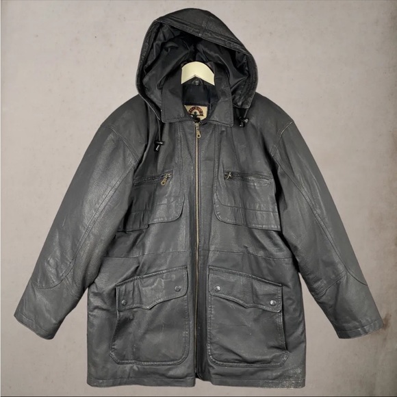 Phase 3 | Jackets & Coats | Vintage Phase 2 Leather Jacket Mens Large ...